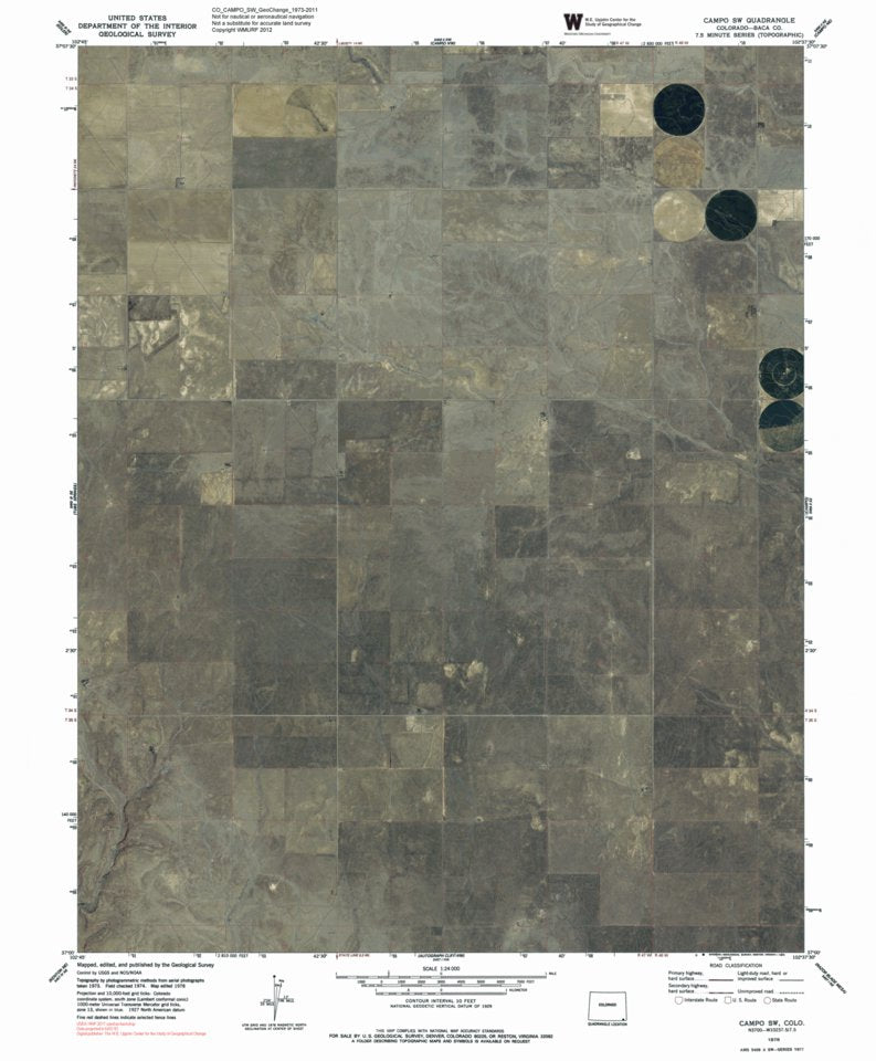 CO-CAMPO SW: GeoChange 1973-2011 Map by Western Michigan University ...