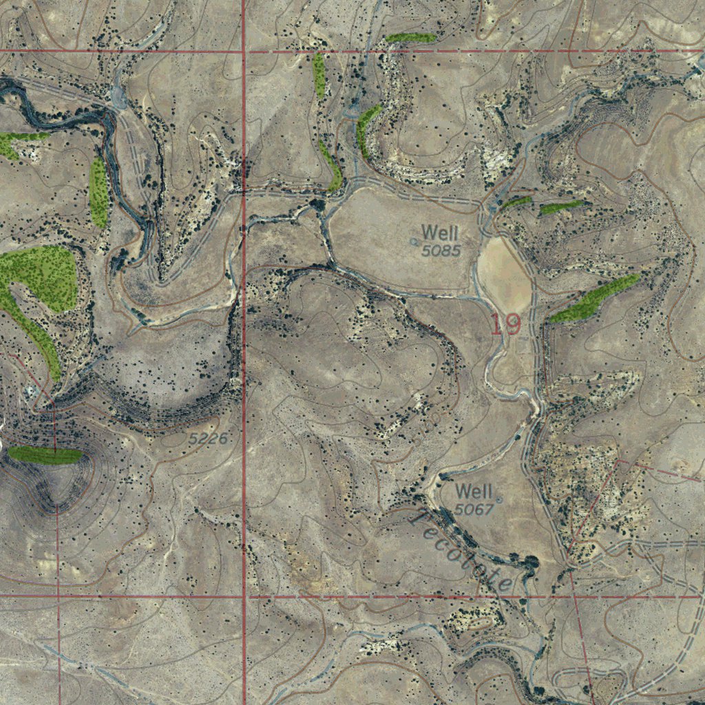 CO-PINTADA CREEK: GeoChange 1973-2011 Map by Western Michigan ...