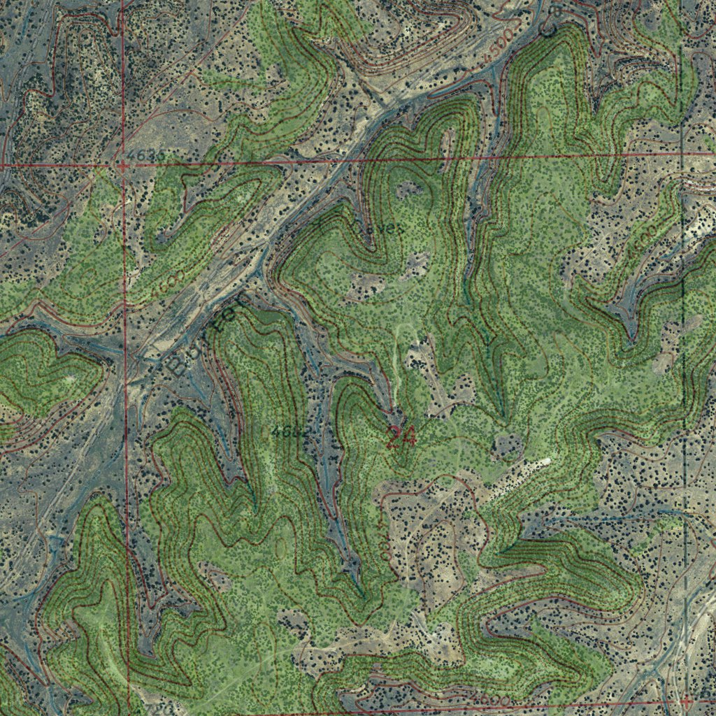 CO-WALKER CANYON: GeoChange 1969-2011 Map by Western Michigan ...