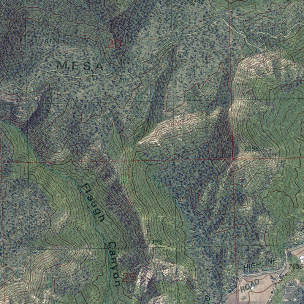 CO-SERVICEBERRY MOUNTAIN: GeoChange 1977-2011 Map by Western Michigan ...