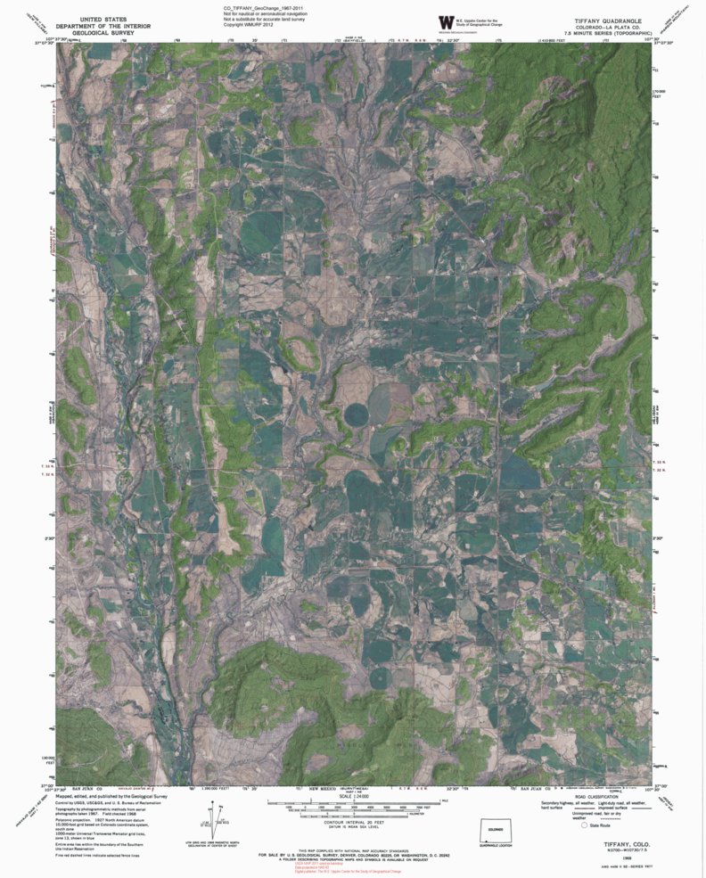 CO-TIFFANY: GeoChange 1967-2011 Map by Western Michigan University ...