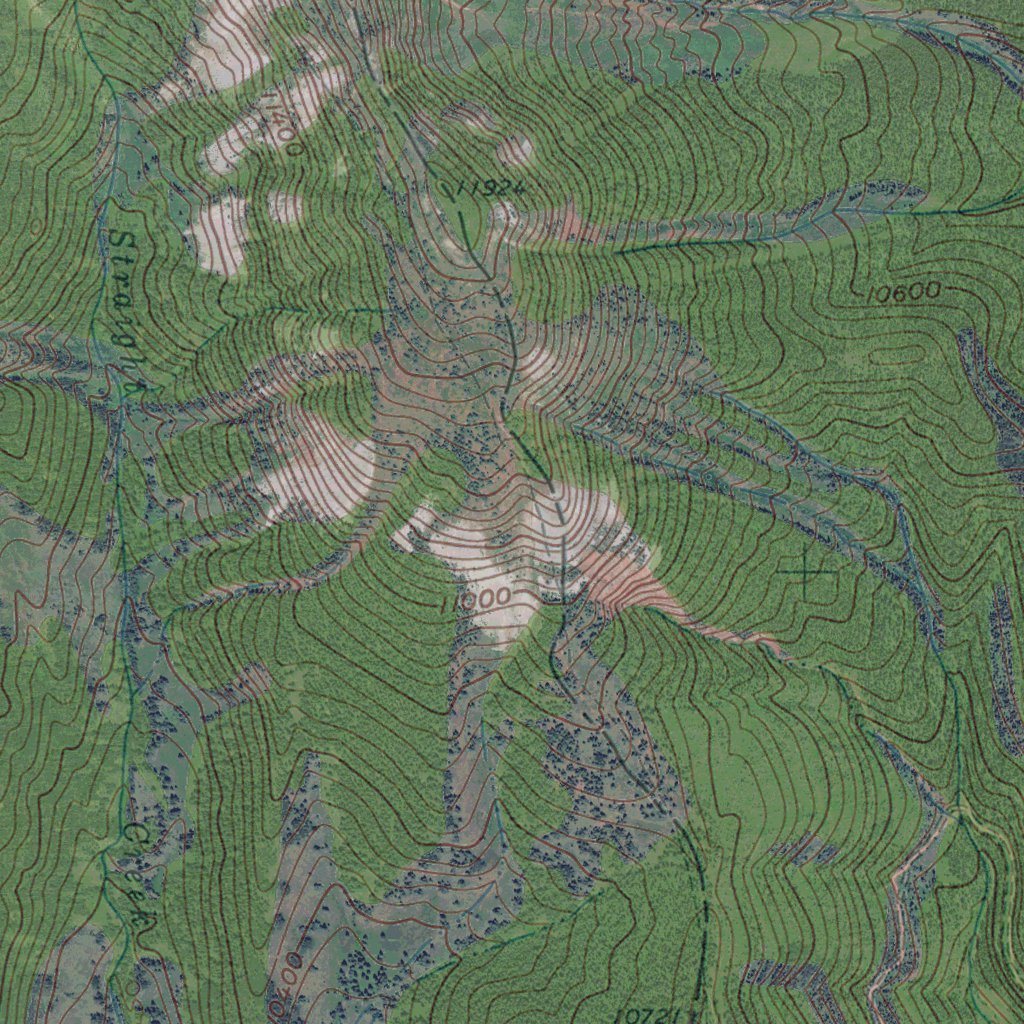 CO-HERMOSA PEAK: GeoChange 1956-2011 Map by Western Michigan University ...
