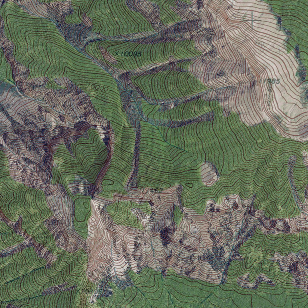 CO-CIMARRONA PEAK: GeoChange 1972-2011 Map by Western Michigan ...