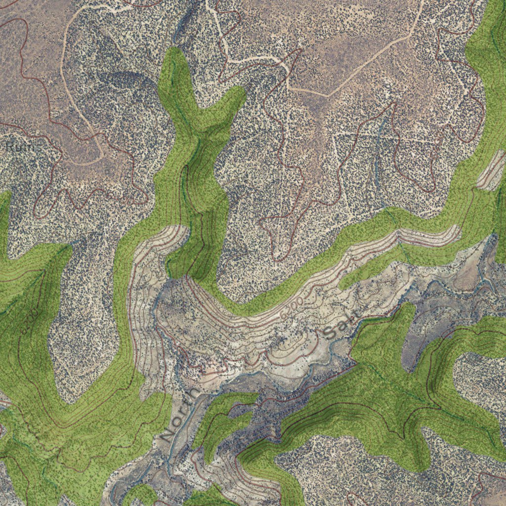 CO-GREASEWOOD CANYON: GeoChange 1965-2011 Map by Western Michigan ...