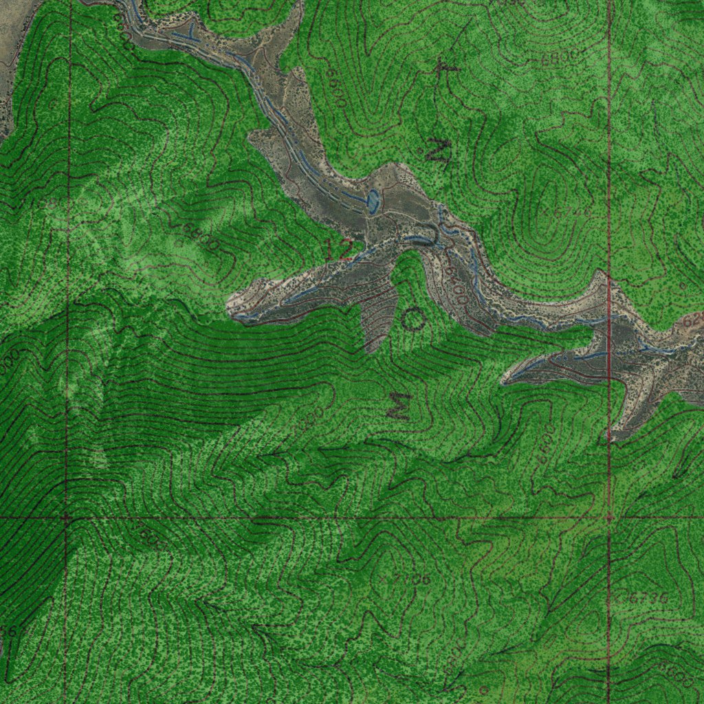 UT-REDMOND CANYON: GeoChange 1963-2011 Map by Western Michigan ...