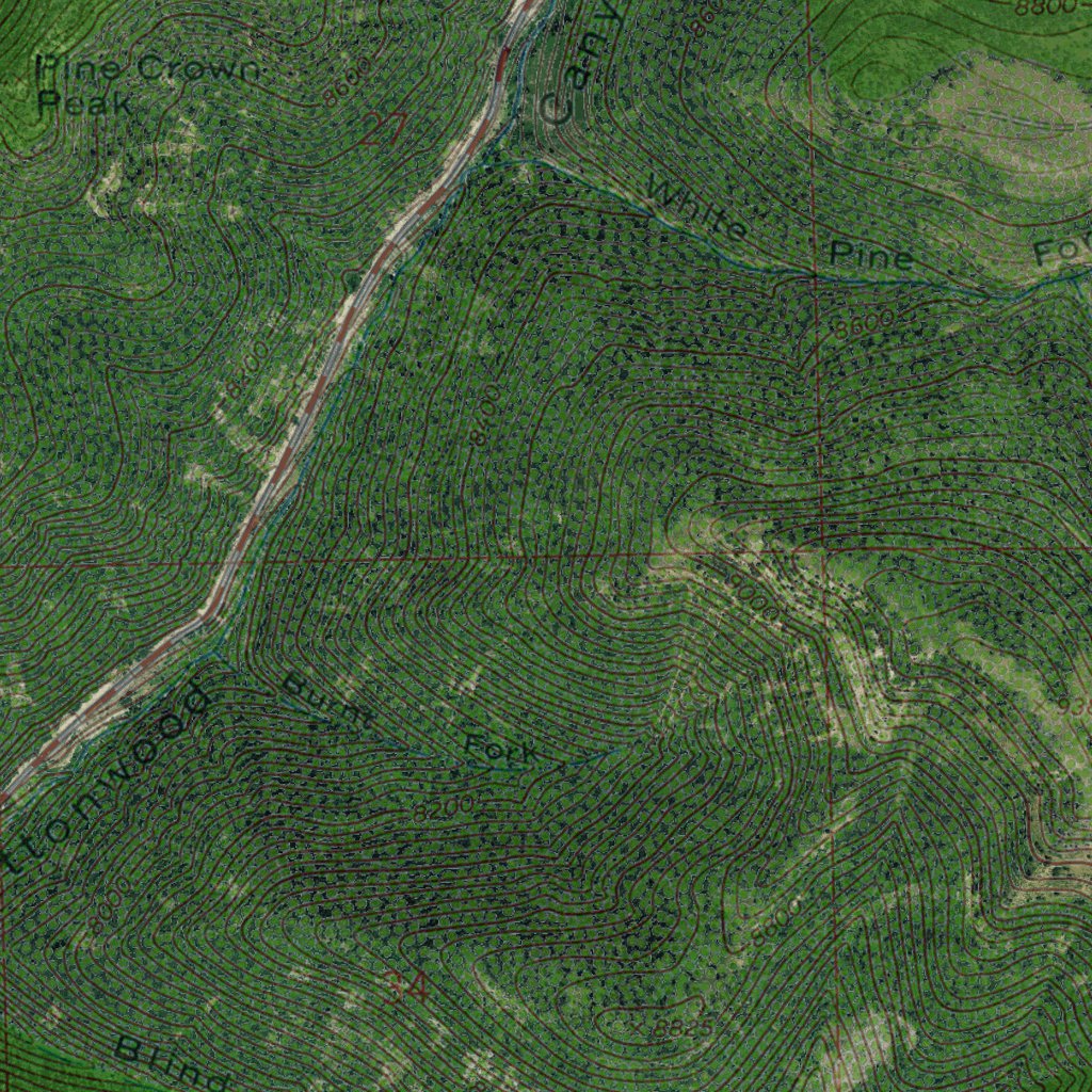 UT-FAIRVIEW LAKES: GeoChange 1963-2011 Map by Western Michigan ...
