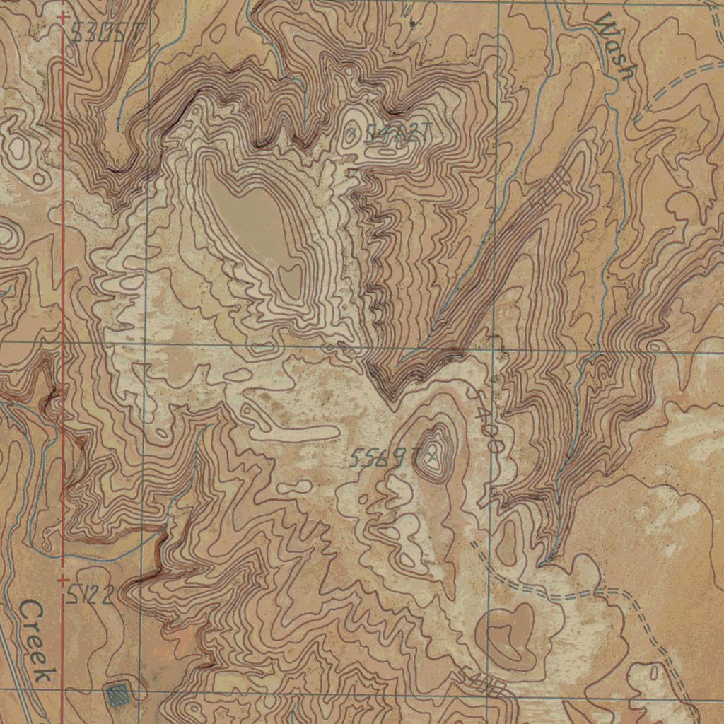 UT-GRAY SPOT ROCK: GeoChange 1959-2011 Map by Western Michigan ...