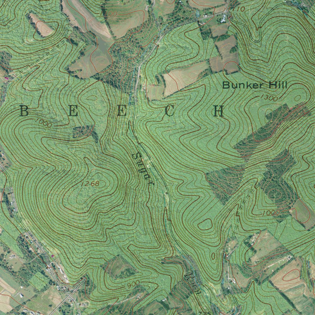 PA-BEECH CREEK: GeoChange 1967-2013 Map by Western Michigan University ...