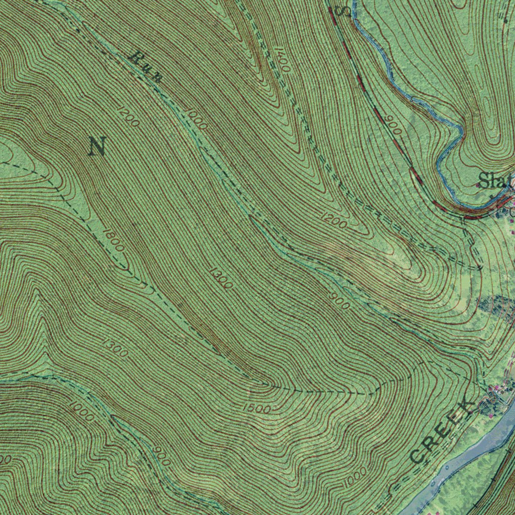 PA-SLATE RUN: GeoChange 1944-2013 Map by Western Michigan University ...