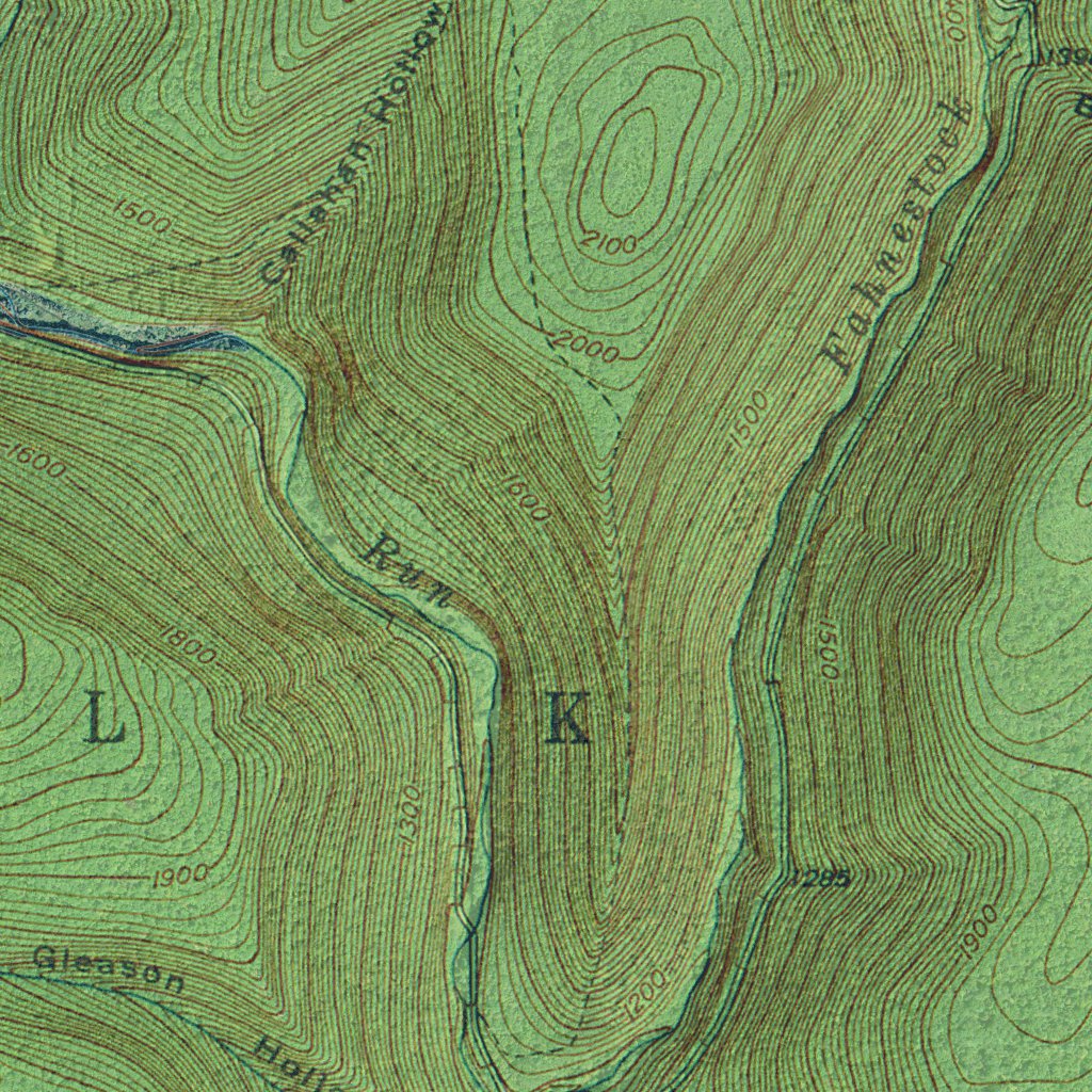 PA-CEDAR RUN: GeoChange 1944-2013 Map by Western Michigan University ...