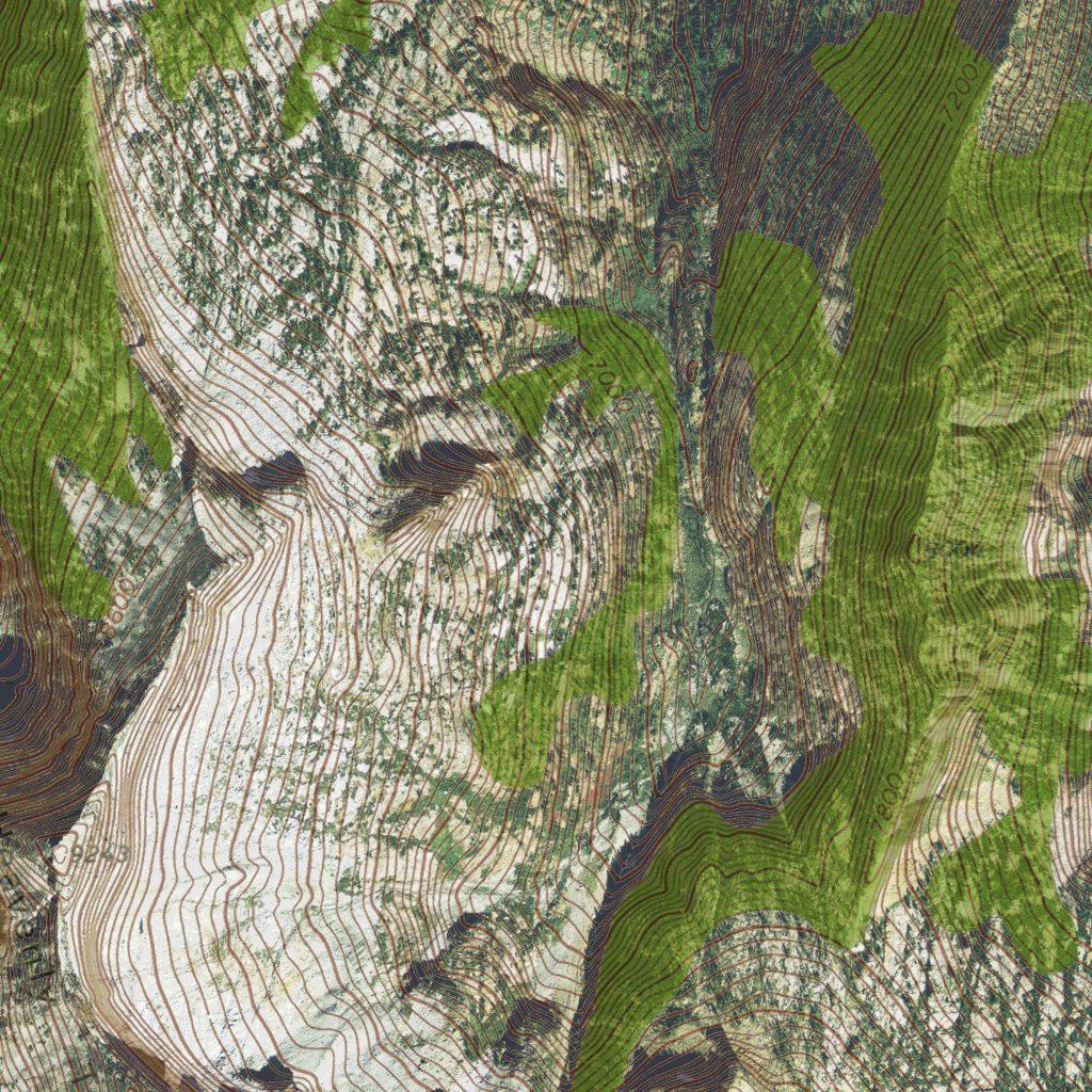 MT-ID-SAINT JOSEPH PEAK: GeoChange 1963-2013 Map by Western Michigan ...