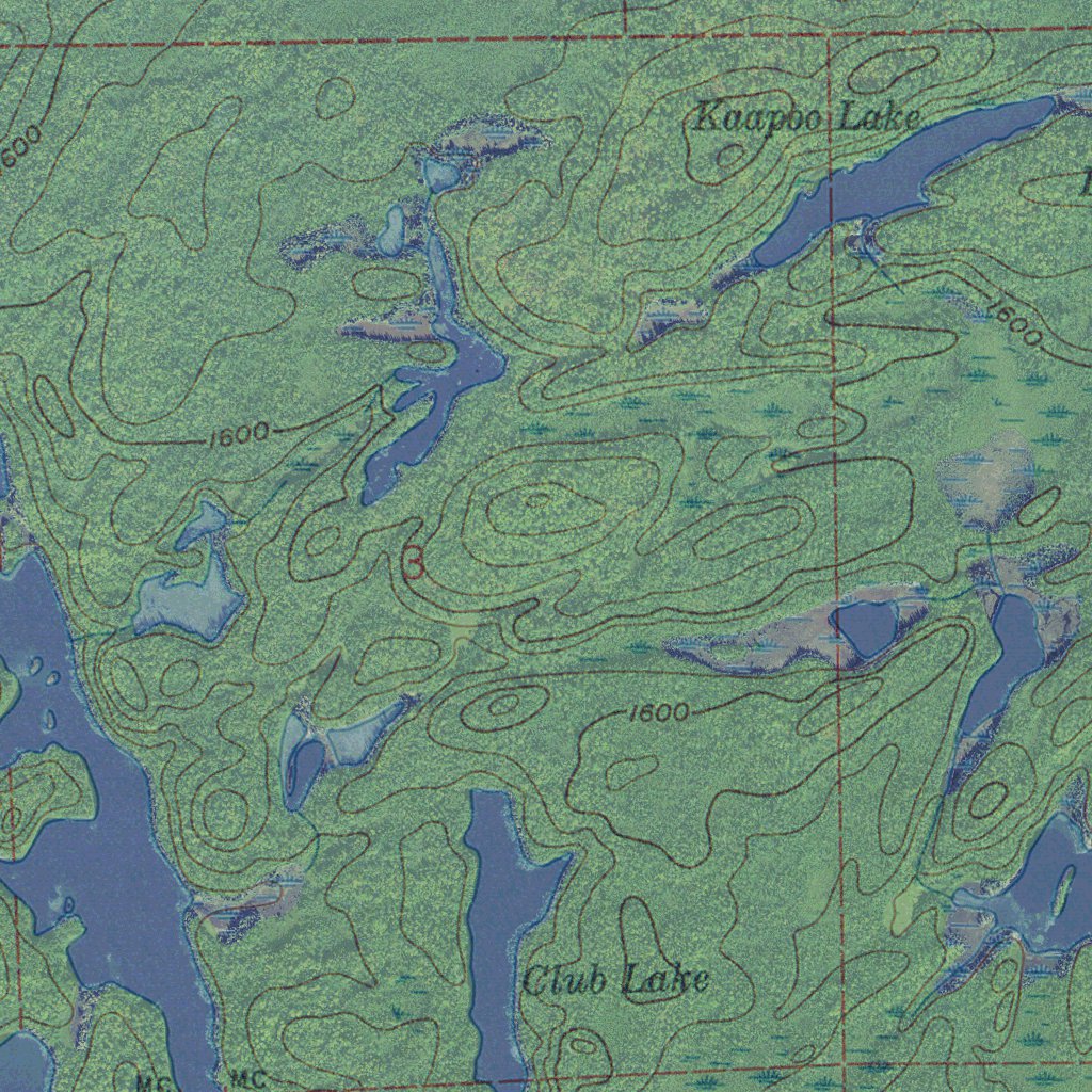 MN-ALICE LAKE: GeoChange 1958-2010 Map by Western Michigan University ...