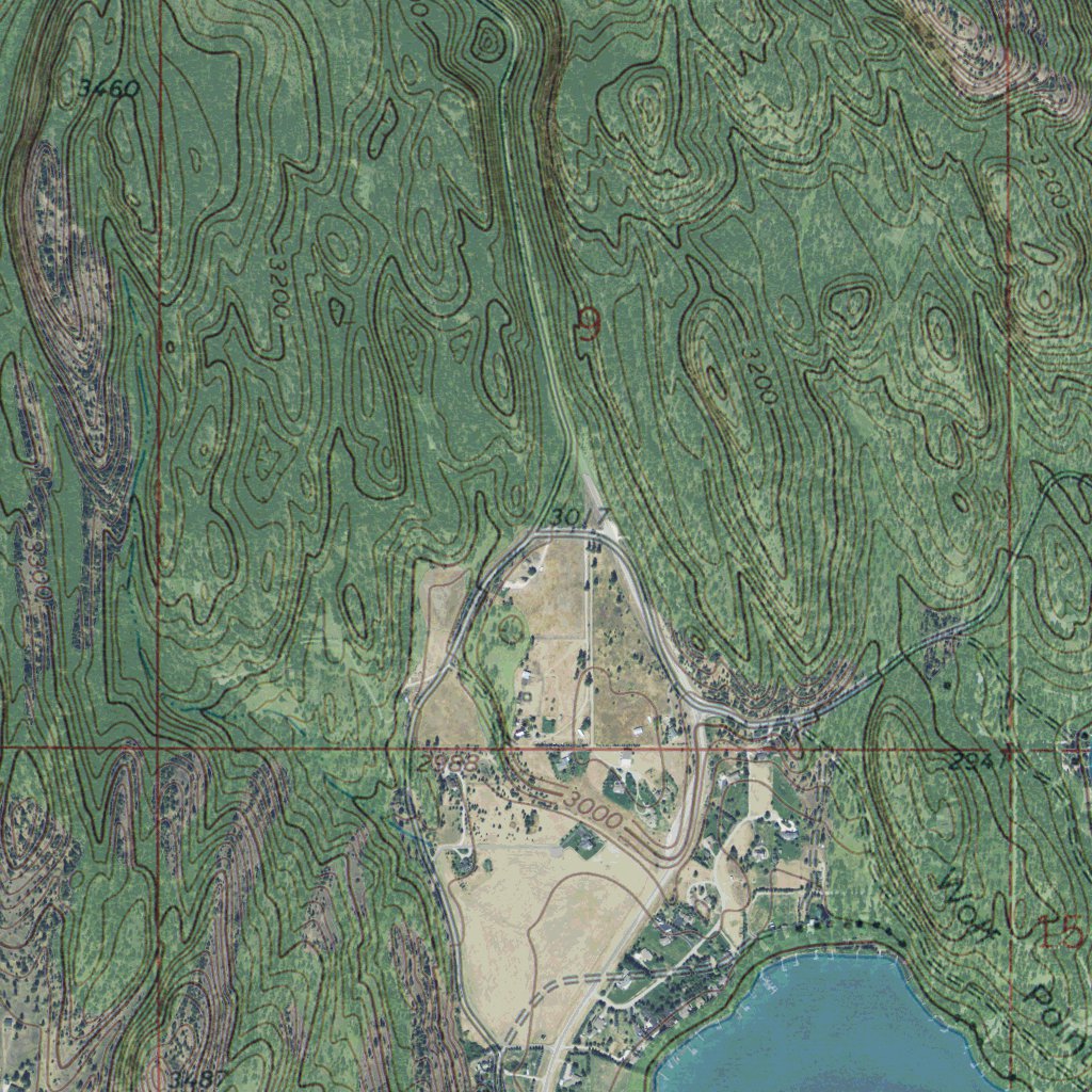 MT-WILD HORSE ISLAND: GeoChange 1958-2013 Map by Western Michigan ...