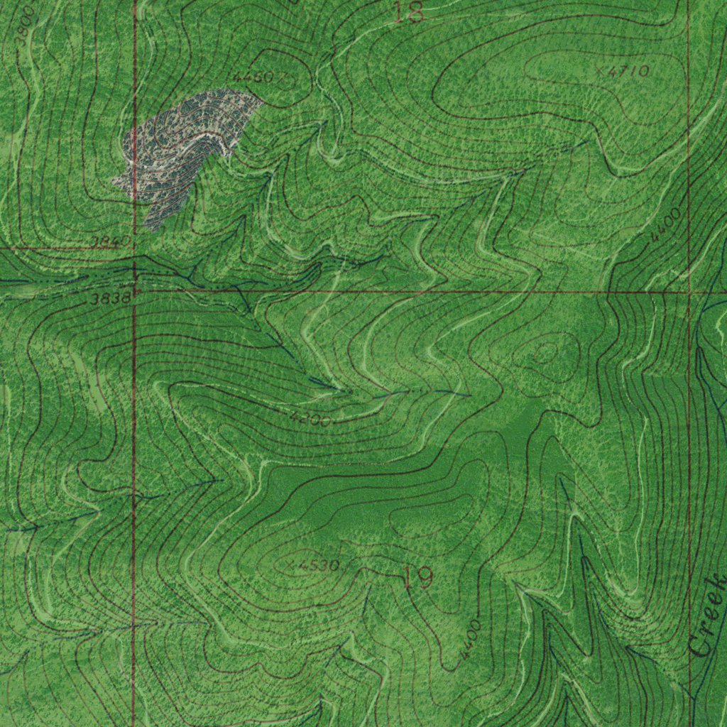 MT-COOK MOUNTAIN: GeoChange 1963-2013 Map by Western Michigan ...