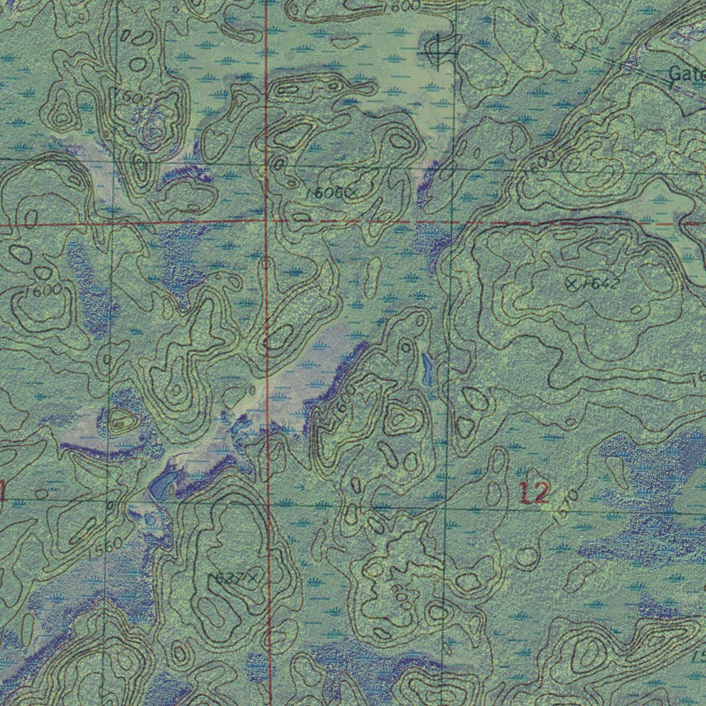 MN-ISABELLA LAKE: GeoChange 1977-2010 Map by Western Michigan ...