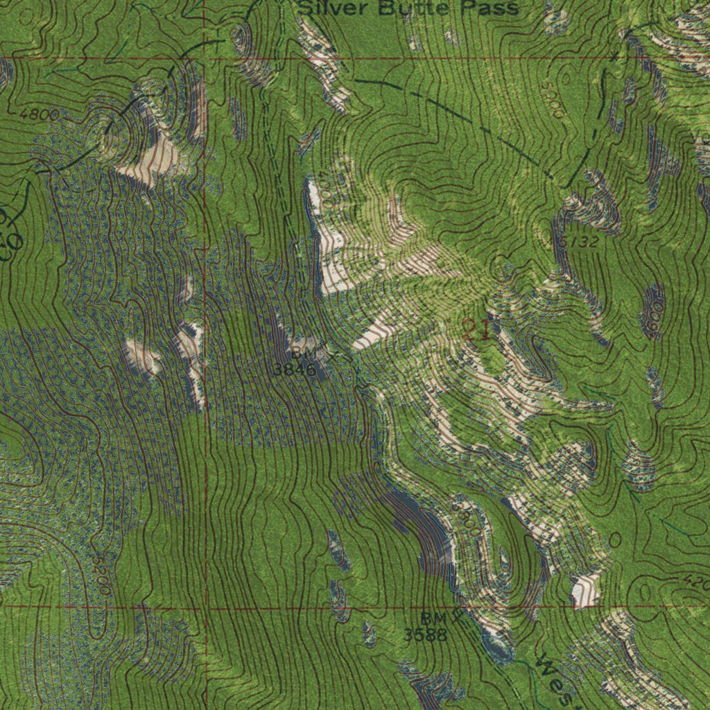 MT-SILVER BUTTE PASS: GeoChange 1965-2013 Map by Western Michigan ...