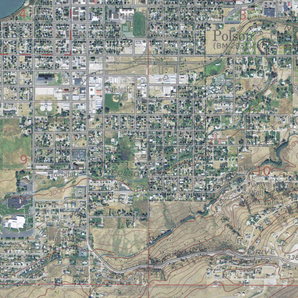 MT-POLSON: GeoChange 1958-2013 Map by Western Michigan University ...
