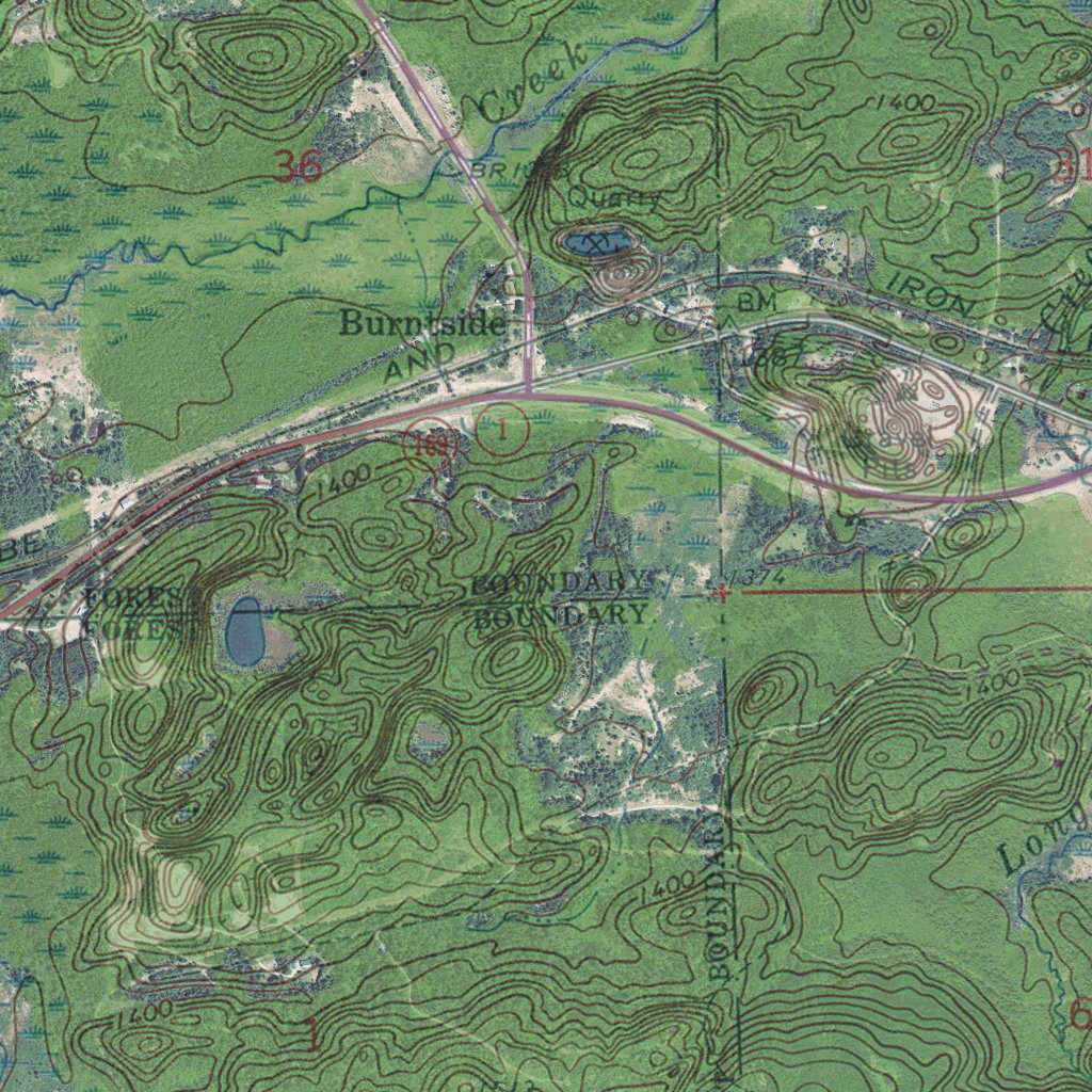 MN-SHAGAWA LAKE: GeoChange 1964-2010 Map by Western Michigan University ...