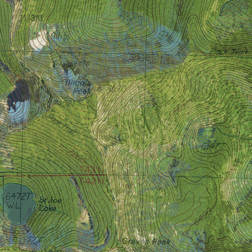 MT-ID-ILLINOIS PEAK: GeoChange 1980-2013 Map by Western Michigan ...
