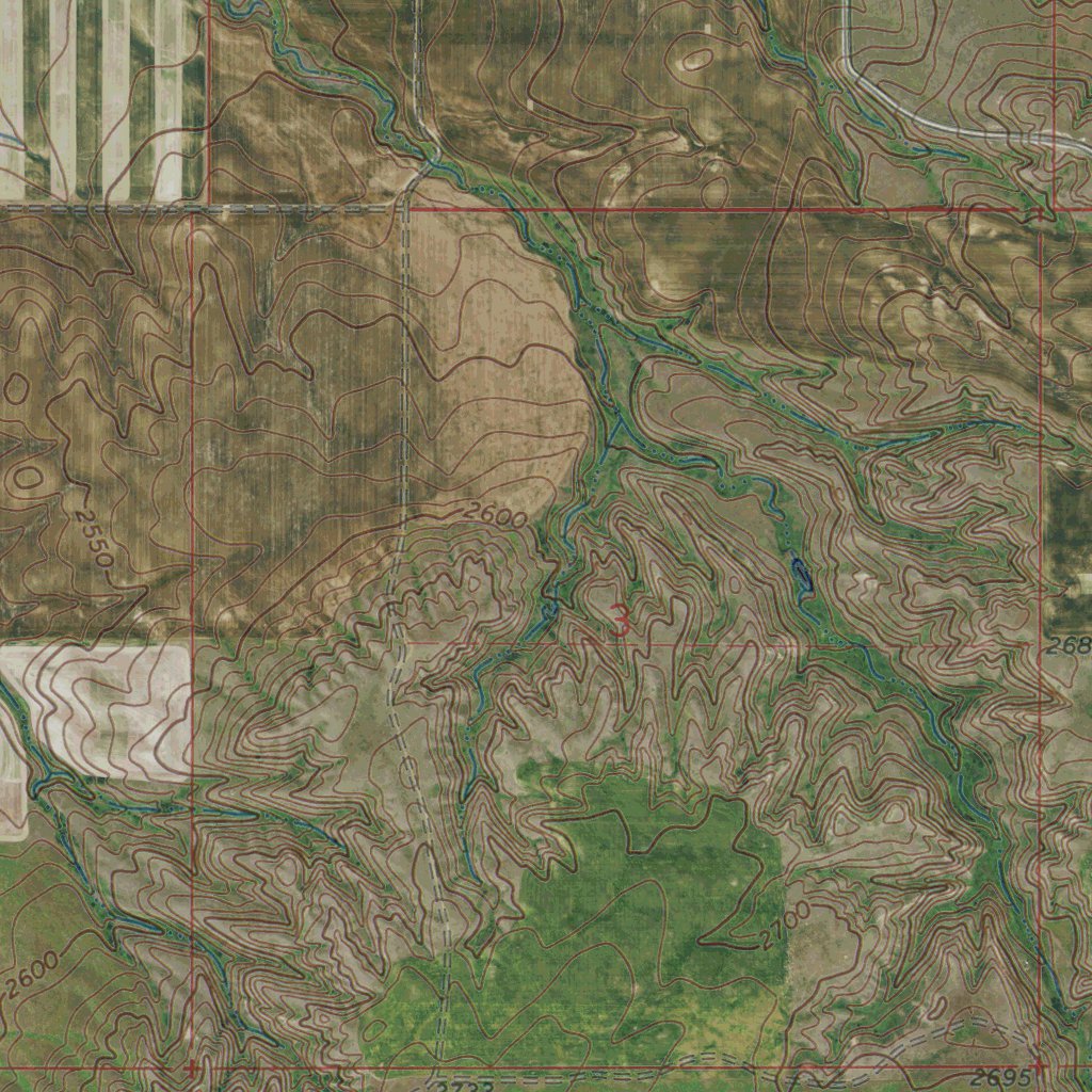 MT-LINE COULEE: GeoChange 1972-2013 Map by Western Michigan University ...