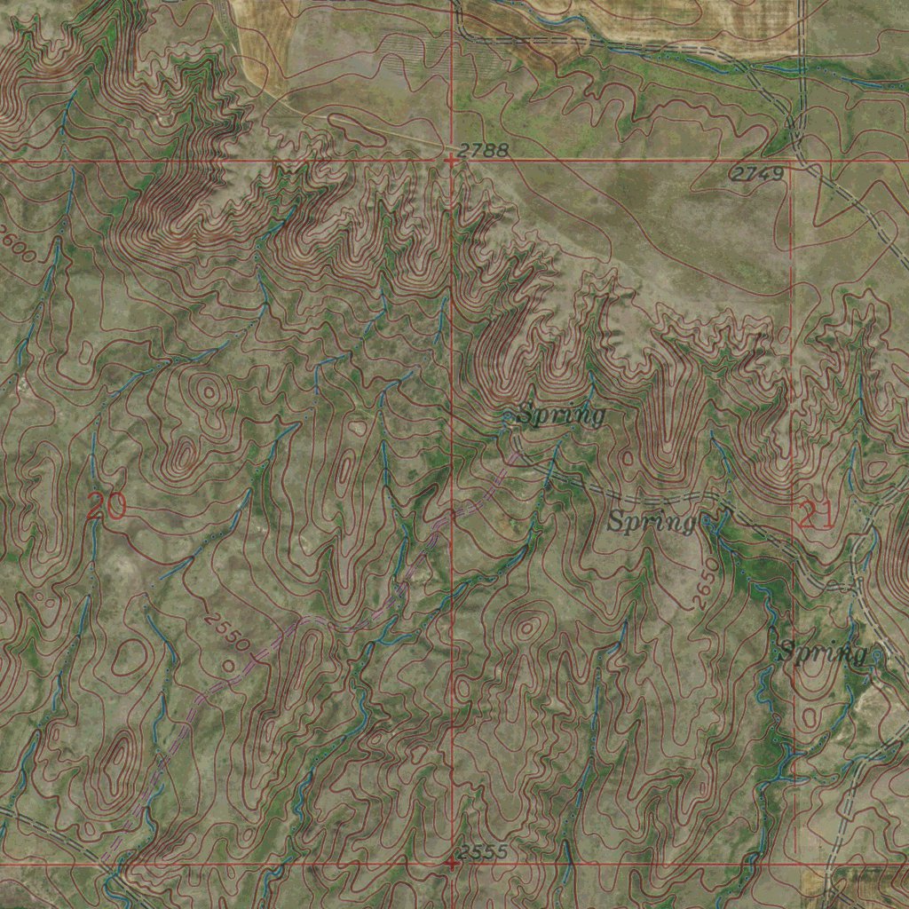 MT-SHIPSTEAD COULEE: GeoChange 1972-2013 Map by Western Michigan ...