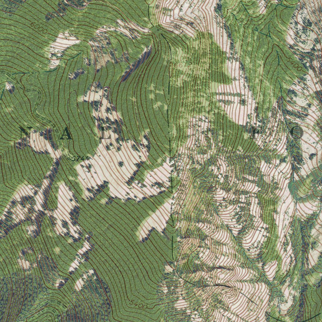 MT-ELEPHANT PEAK: GeoChange 1965-2013 Map by Western Michigan ...
