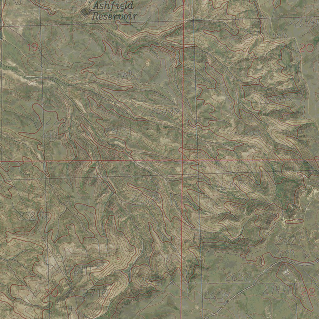 MT-ROBINSON RANCH: GeoChange 1977-2013 Map by Western Michigan ...