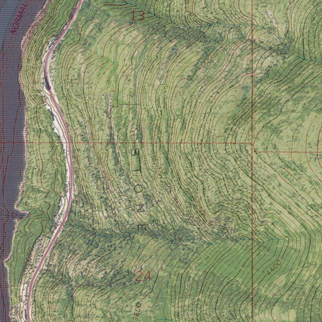 MT-WEBB MOUNTAIN: GeoChange 1962-2013 Map by Western Michigan ...