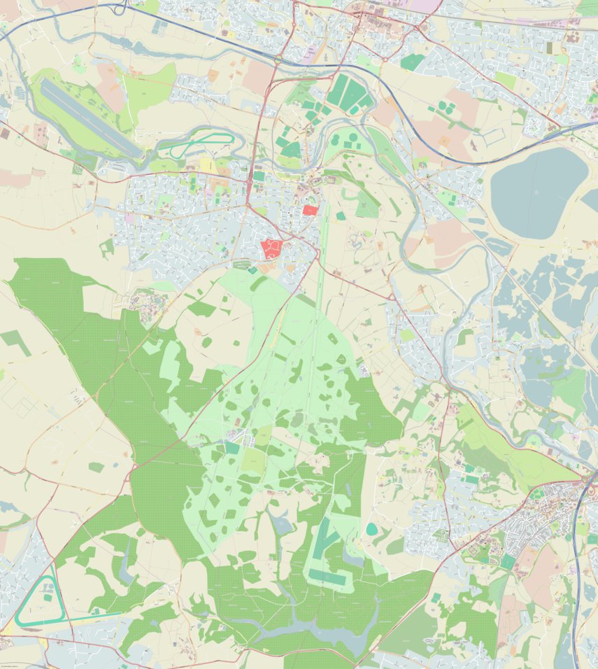Windsor Great Park (detailed) Map by Paul Johnson - Offline Maps ...