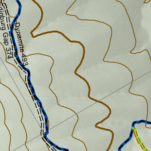 Taskers Gap George Washington National Forest Map by Independent Maps ...
