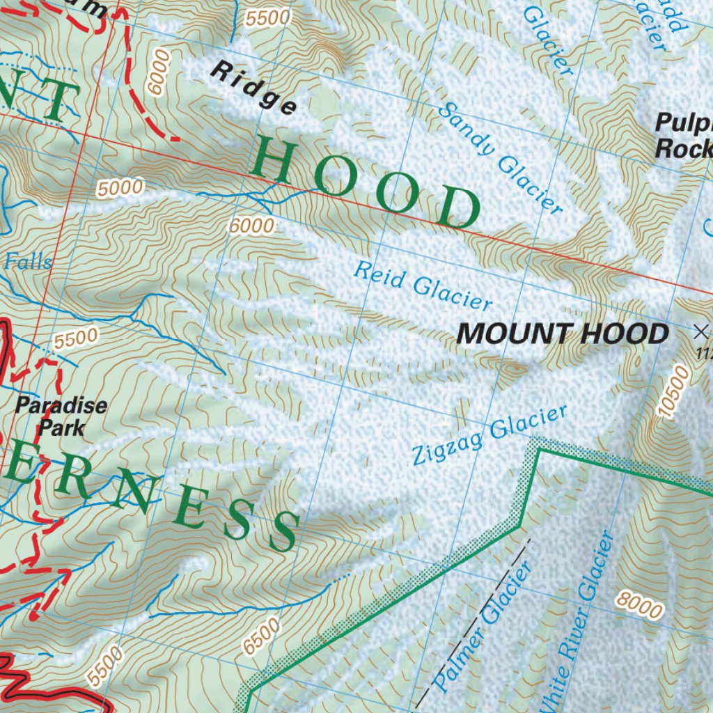 Pacific Crest National Scenic Trail - Map 8 Seg 4 - Northern Oregon by ...