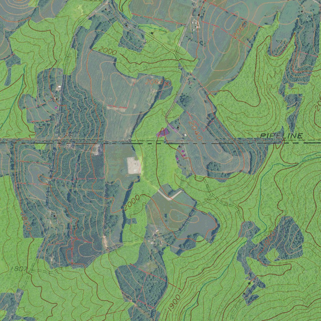 WV-PA-BRANDONVILLE: GeoChange 1957-2011-13 Map by Western Michigan ...