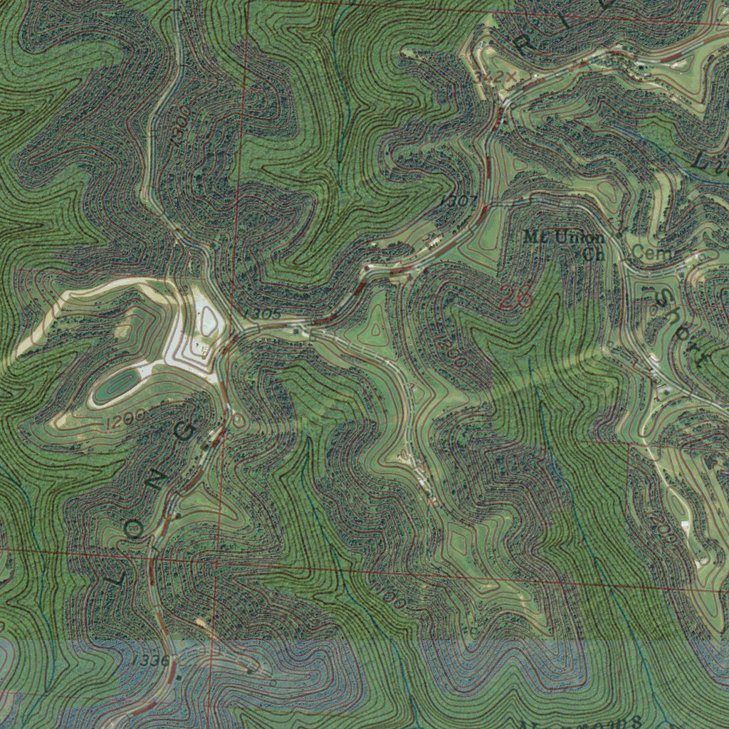 OH-WV-ROUND BOTTOM: GeoChange 1958-2013 Map by Western Michigan ...