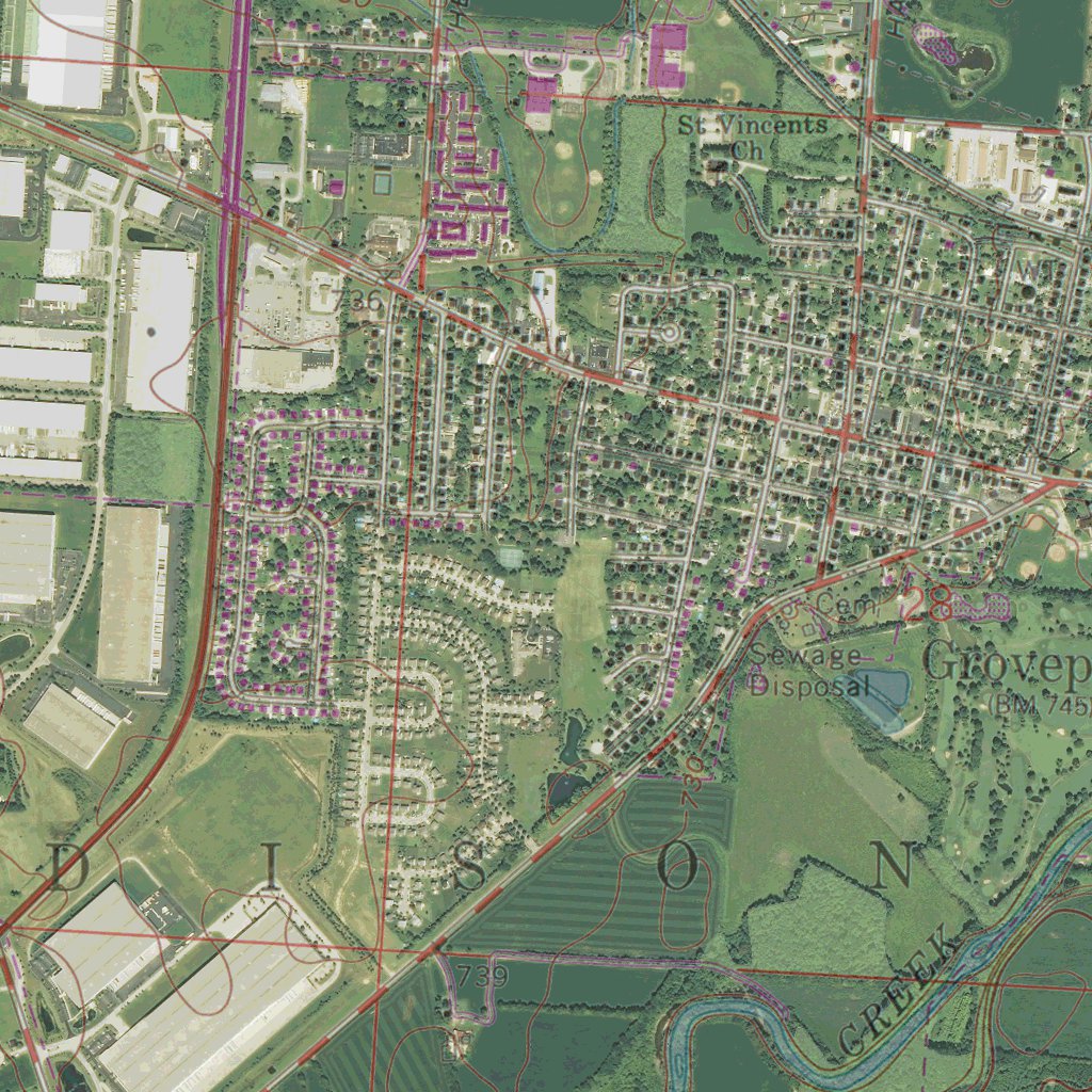 OH-LOCKBOURNE: GeoChange 1953-2013 Map by Western Michigan University ...