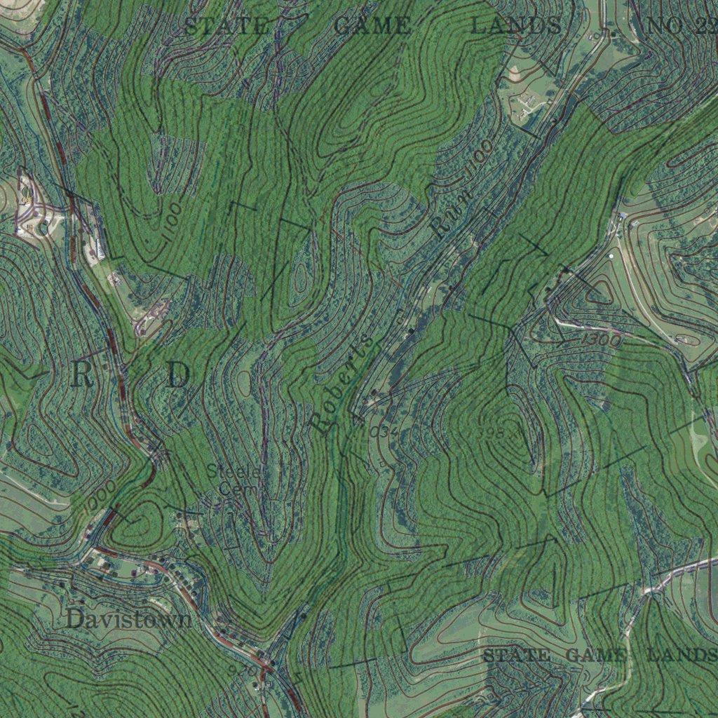PA-GARARDS FORT: GeoChange 1958-2013 Map by Western Michigan University ...