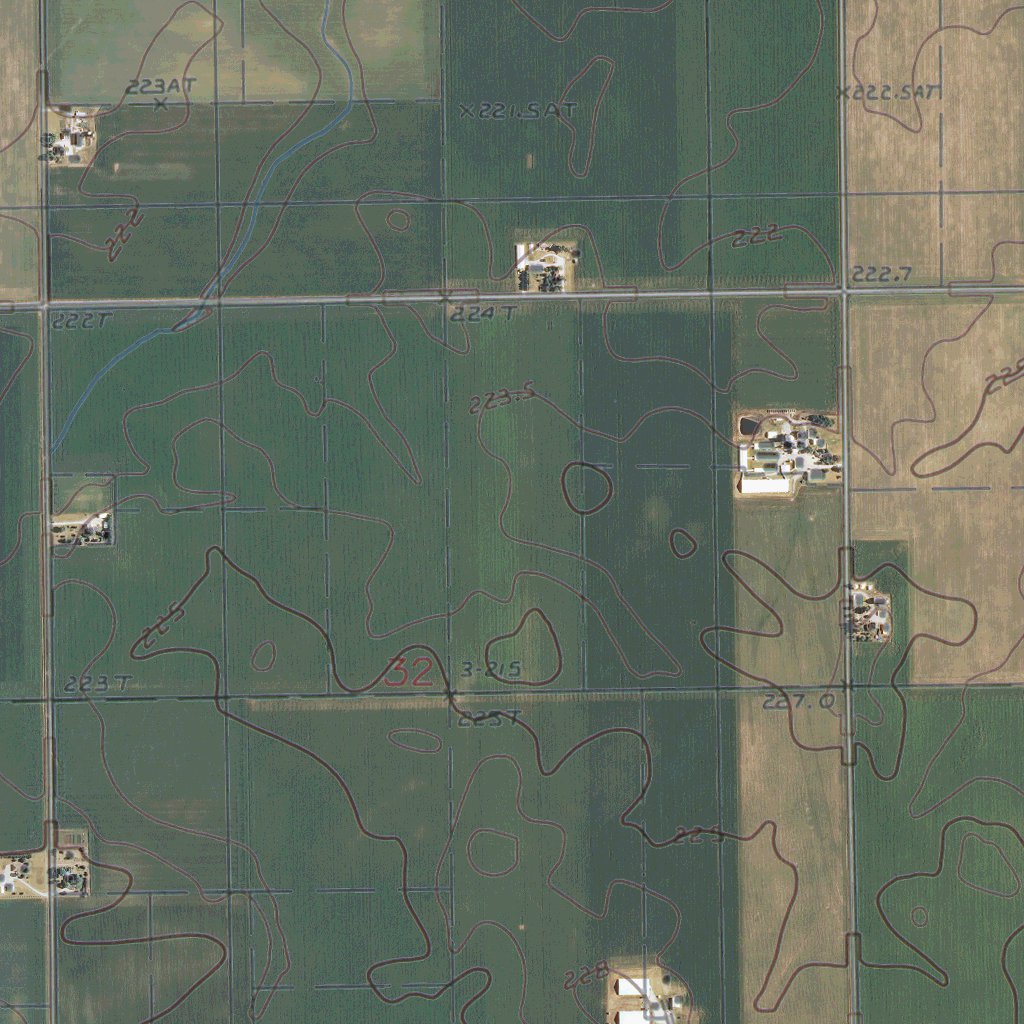 IL-FORREST SOUTH: GeoChange 1983-2012 Map by Western Michigan ...