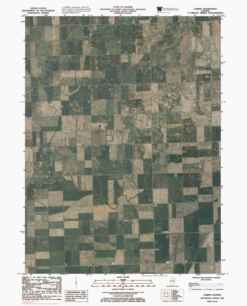 IL-CABERY: GeoChange 1983-2012 Map by Western Michigan University ...