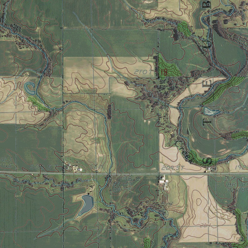 IL-LA PRAIRIE CENTER: GeoChange 1977-2012 Map by Western Michigan ...
