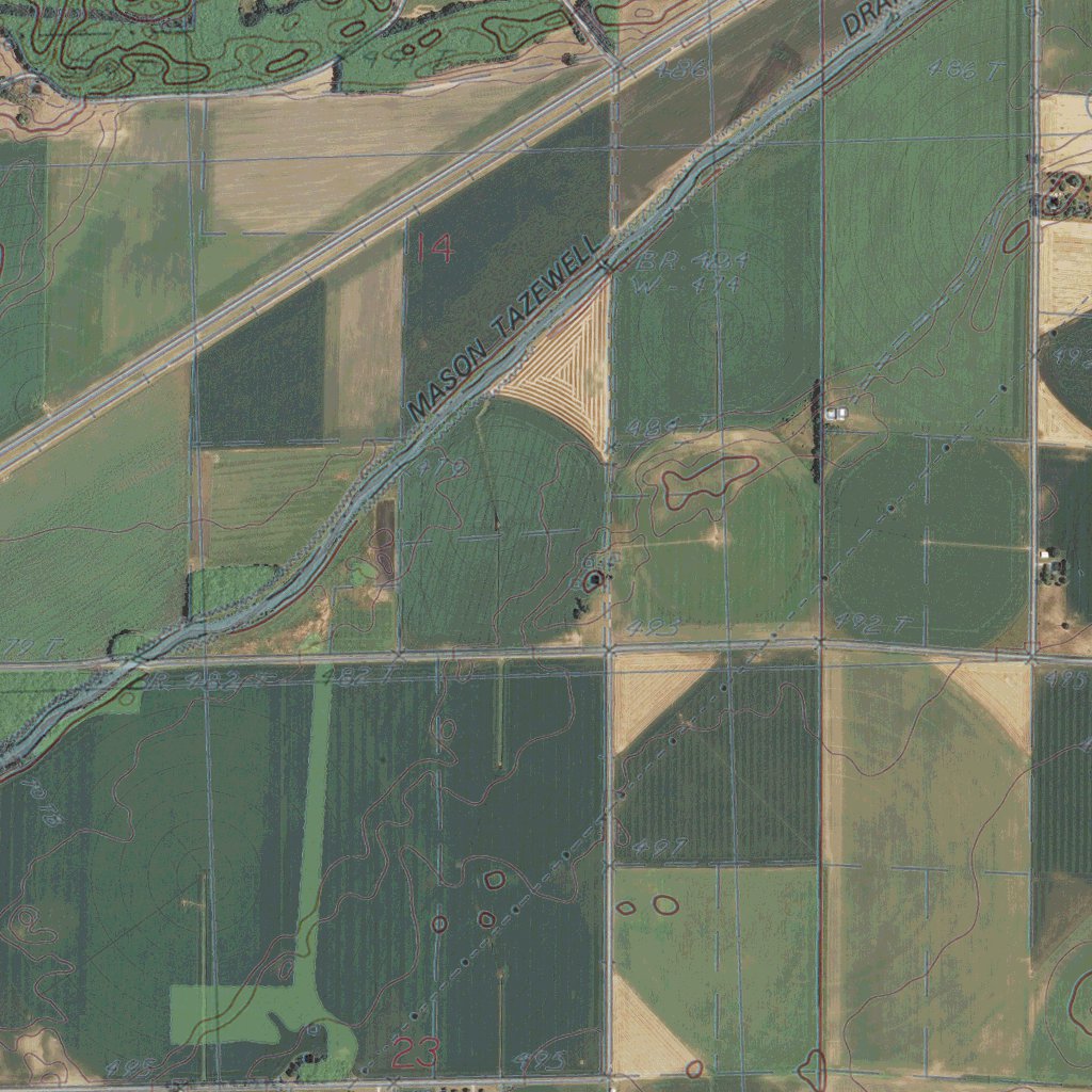 IL-FOREST CITY: GeoChange 1975-2012 Map by Western Michigan University ...