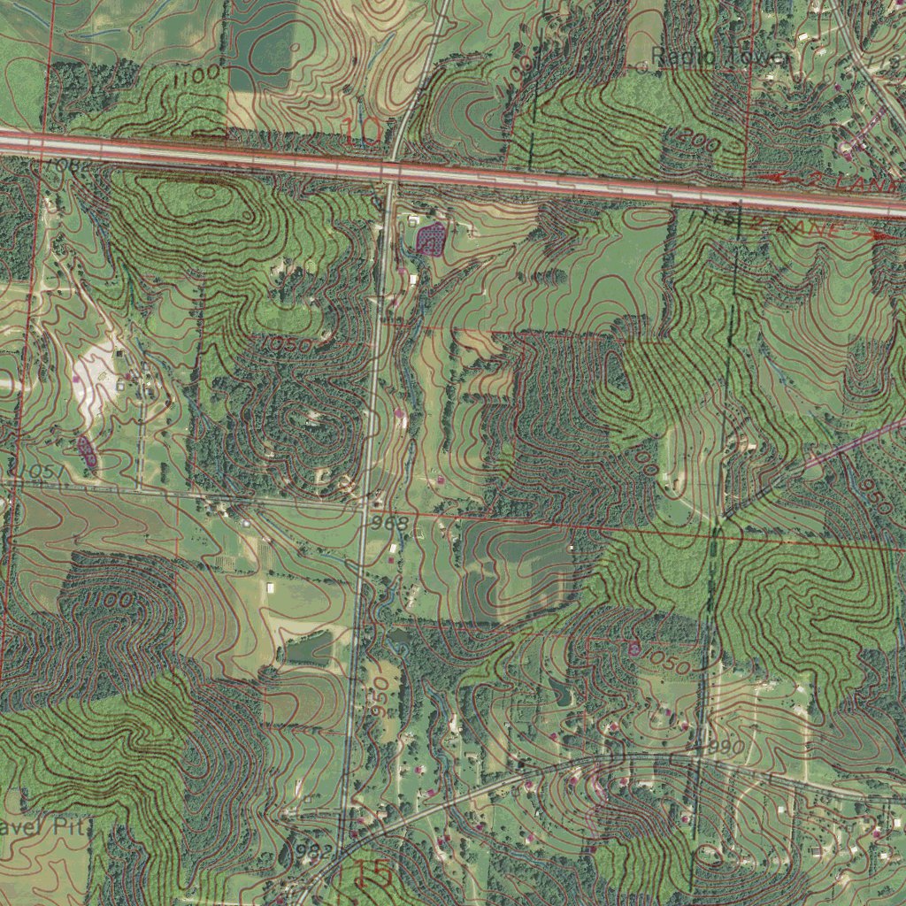 OH-THORNVILLE: GeoChange 1959-2013 Map by Western Michigan University ...