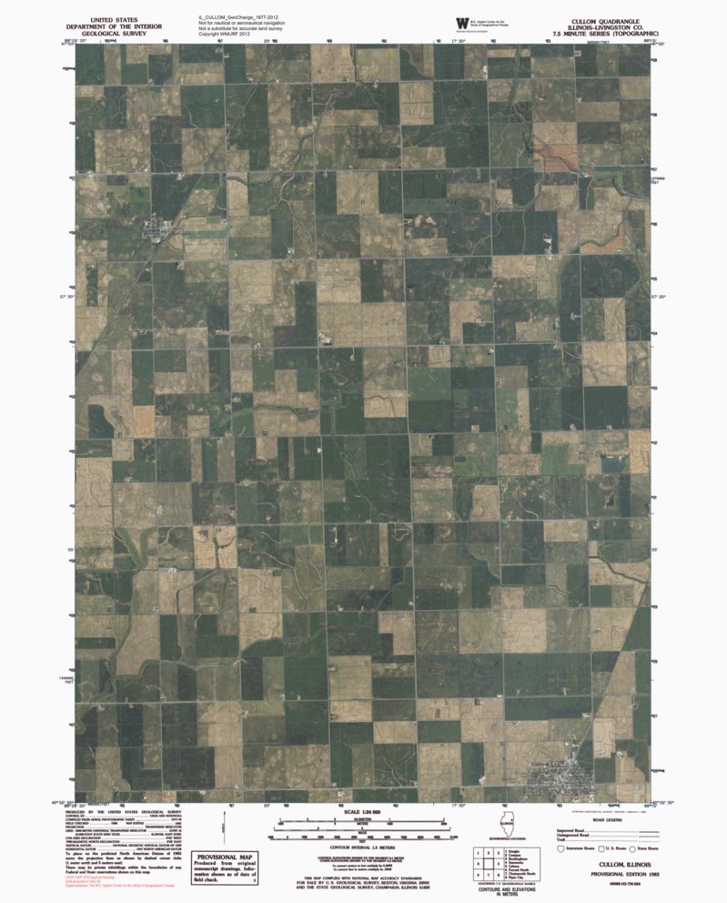IL-CULLOM: GeoChange 1977-2012 Map by Western Michigan University ...