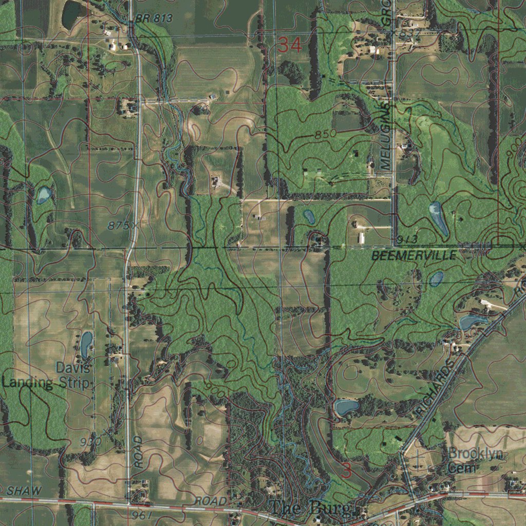 IL-COMPTON: GeoChange 1979-2012 Map by Western Michigan University ...
