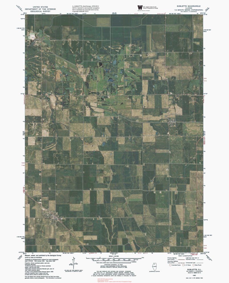 IL-SUBLETTE: GeoChange 1979-2012 Map by Western Michigan University ...