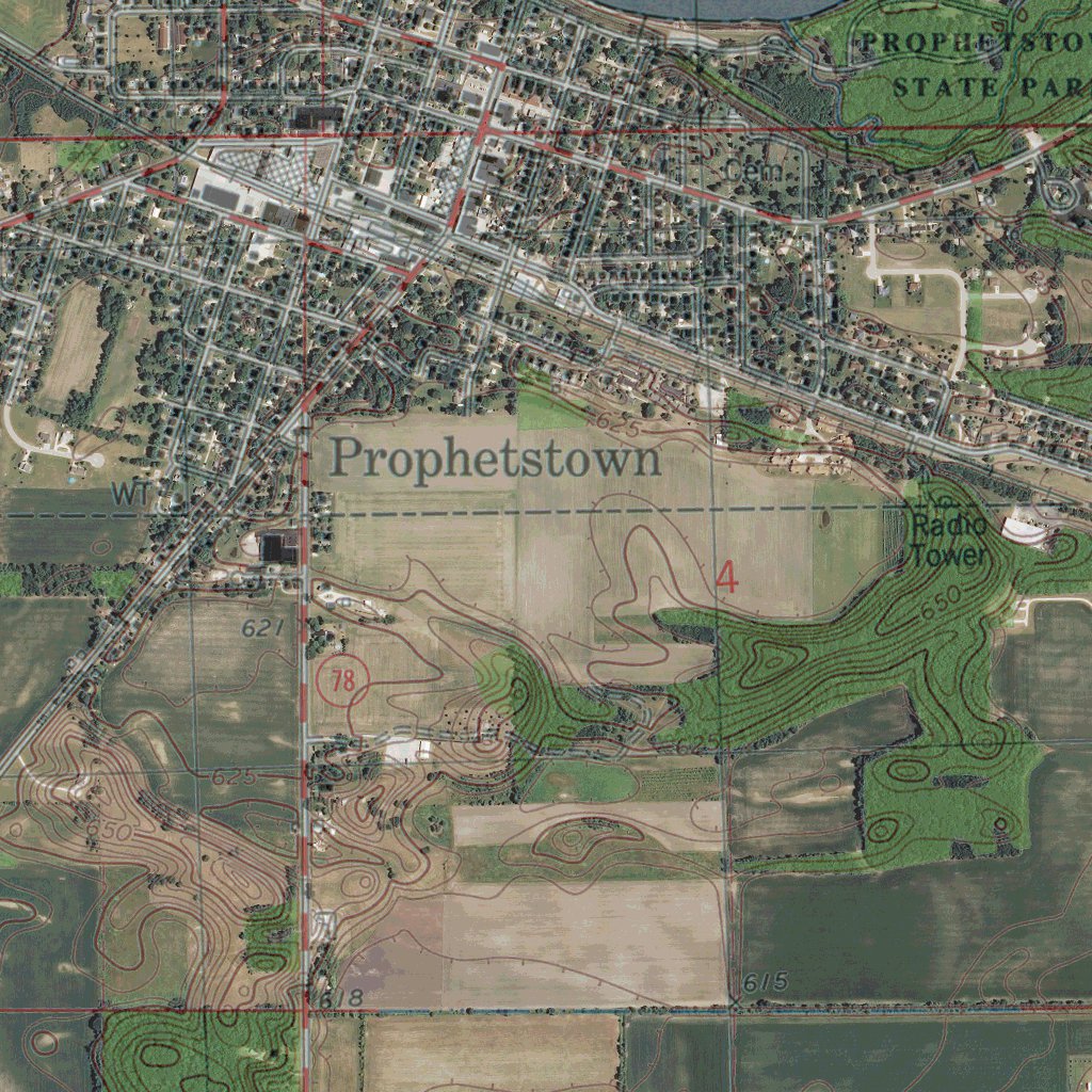 IL-PROPHETSTOWN: GeoChange 1979-2012 Map by Western Michigan University ...