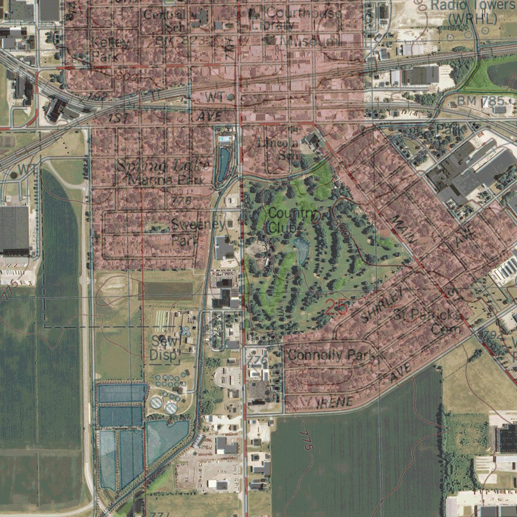 IL-ROCHELLE: GeoChange 1974-2012 Map by Western Michigan University ...