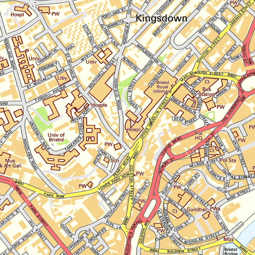 Bristol Street Map by Paul Johnson - Offline Maps | Avenza Maps