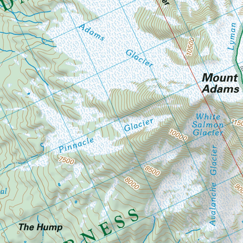 Pacific Crest National Scenic Trail - Map 9 Seg 2 - Southern Washington ...