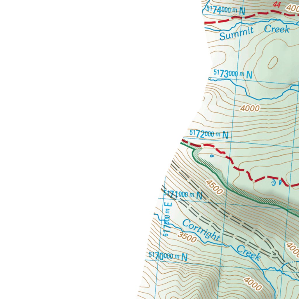 Pacific Crest National Scenic Trail - Map 9 Seg 3 - Southern Washington ...