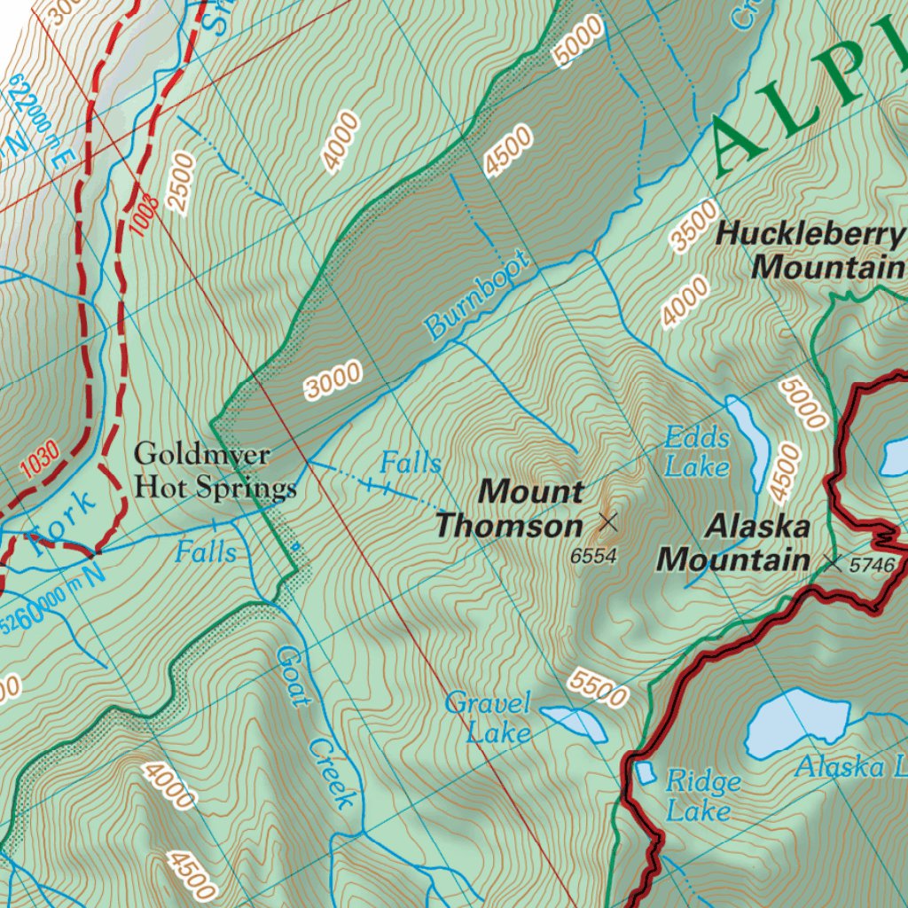 Pacific Crest National Scenic Trail - Map 10 Seg 1 - Northern ...