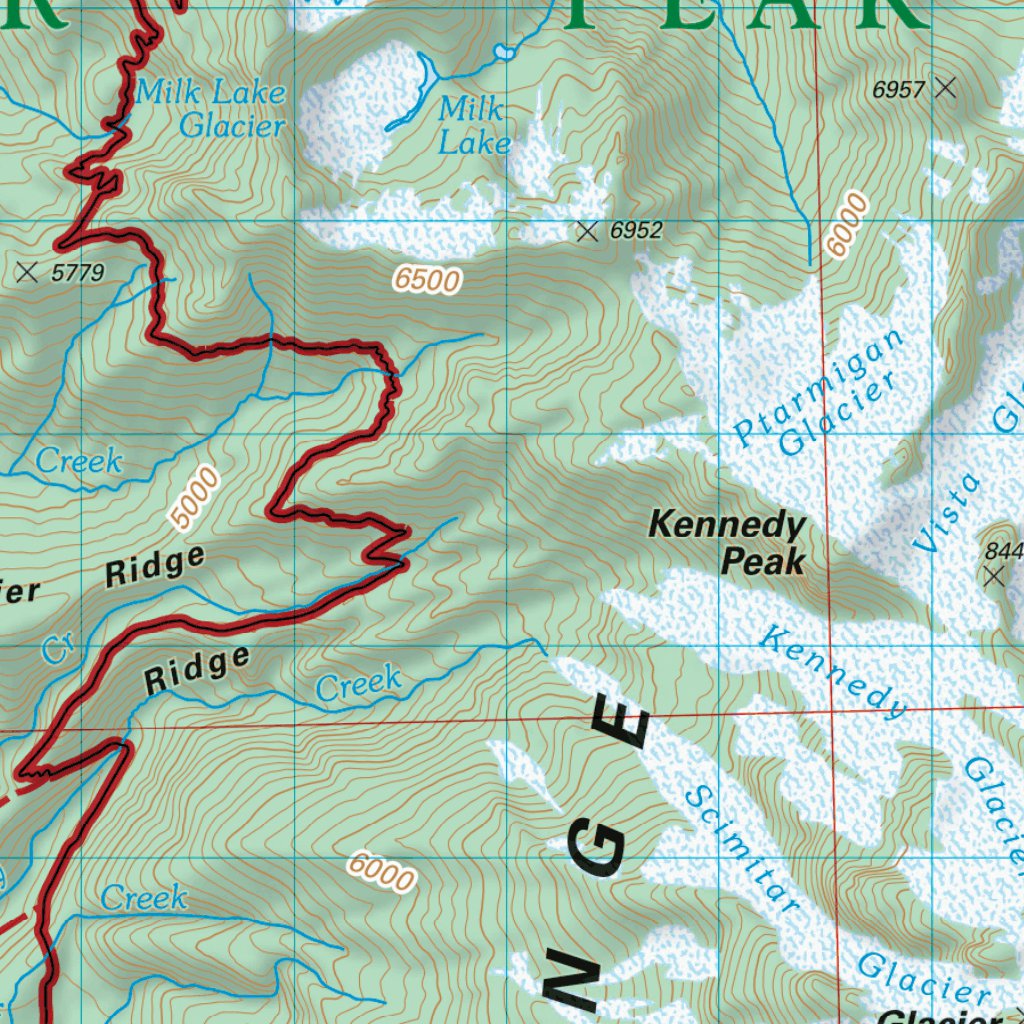 Pacific Crest National Scenic Trail - Map 10 Seg 2 - Northern ...